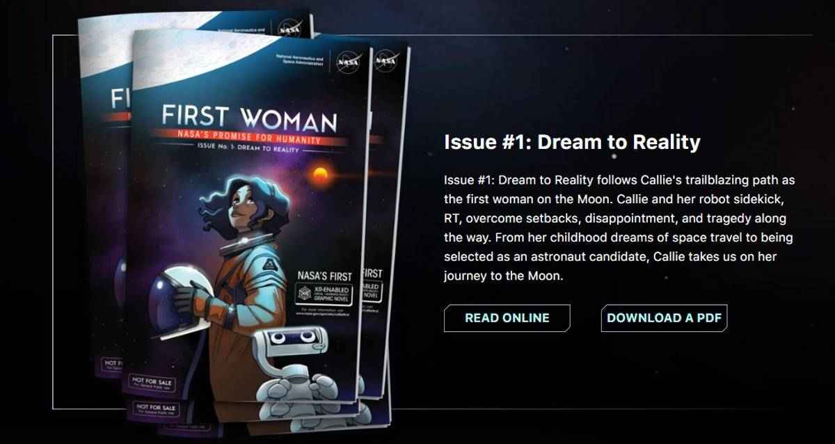 First Woman: NASA'nın İnteraktif Çizgi Romanı Çıktı – Kayıp Rıhtım