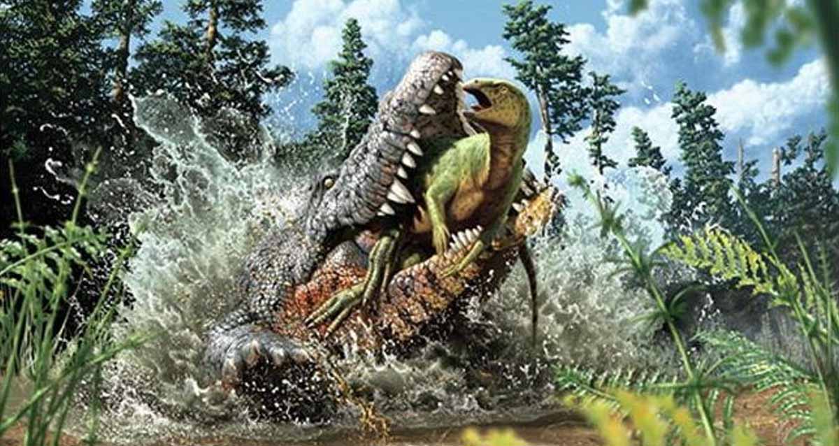 Timsah Fosili İçerisinde Dinozor Bulundu – Kayıp Rıhtım