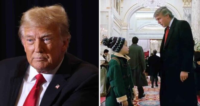 Donald Trump, Evde Tek Başına 2'deki Rolü Hakkında Konuştu