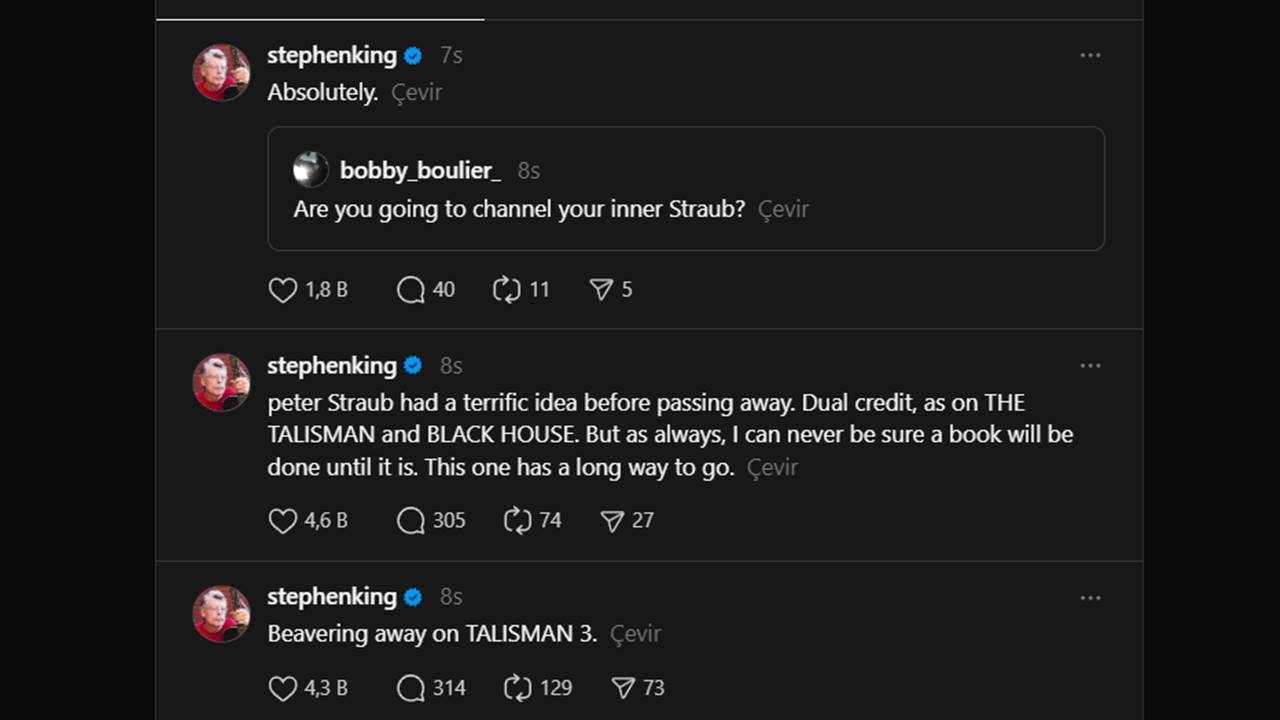 Talisman 3 Geliyor: Stephen King Doğruladı – Kayıp Rıhtım