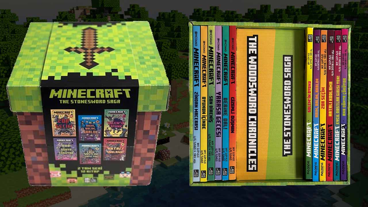 Mega Minecraft Küpü: 12 Kitaplık Özel Set Okurla Buluştu