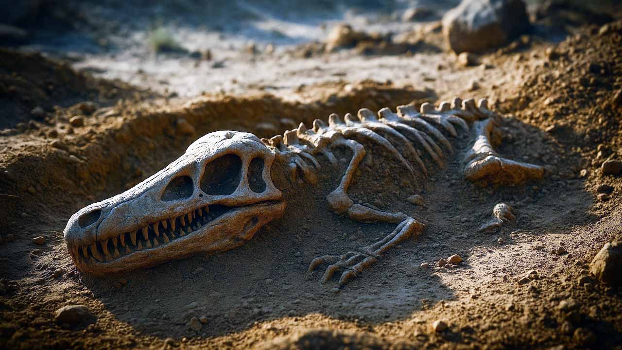Hindistan'da 200 Milyon Yıllık Dinozor Fosili Keşfedildi